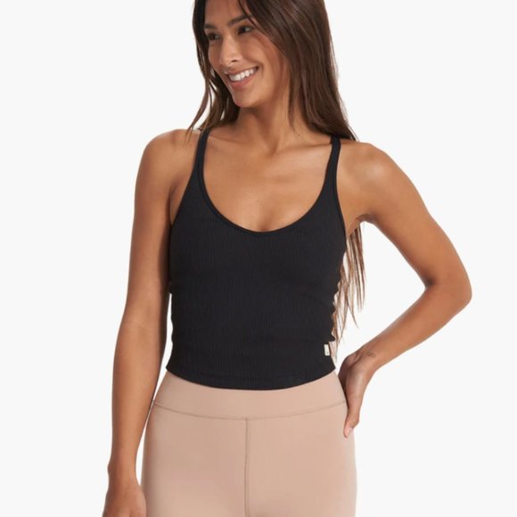 Tops | Nwot Vuori Rib Crop Tank | Poshmark